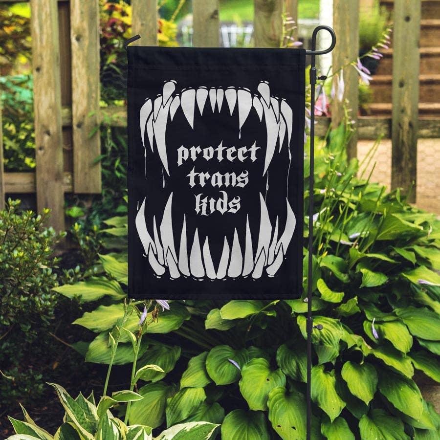 Protect Trans Kids Garden Flag | Eco Inspired